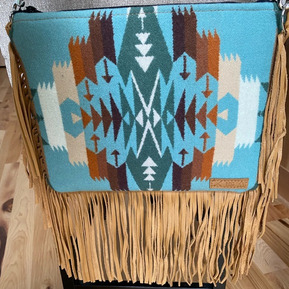 MercyGreyDesign | Bags | Pendleton Fringed Crossbody By Mercy Grey ...